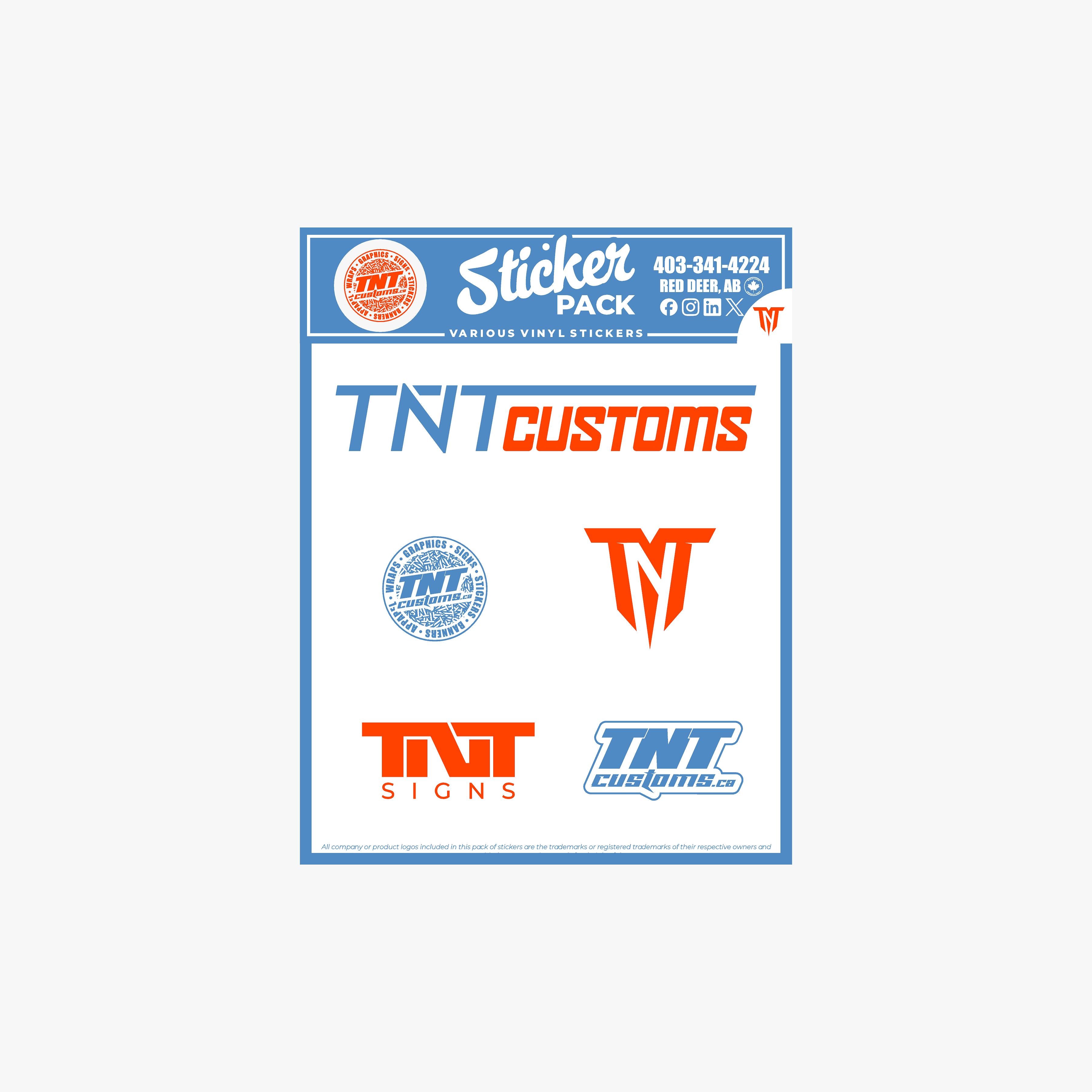 Sticker Pack – TNT Customs Signs & Graphics
