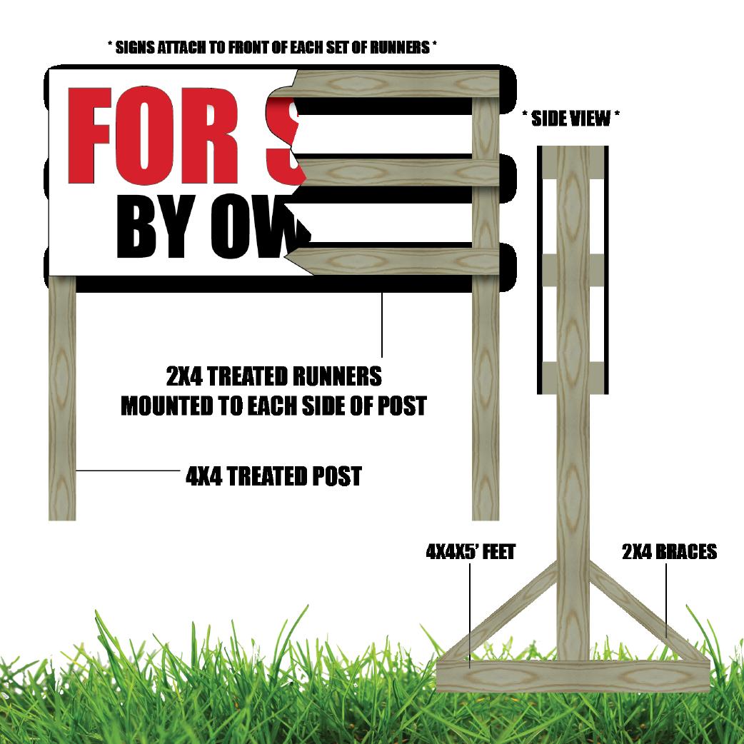 4x8 Freestanding Frame – TNT Customs Signs & Graphics